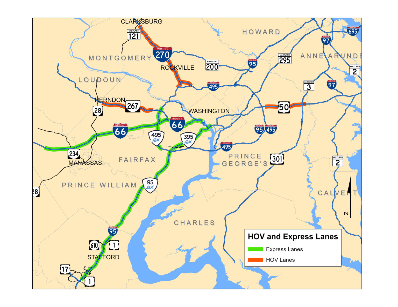 HOV/Express Lanes | Commuter Connections